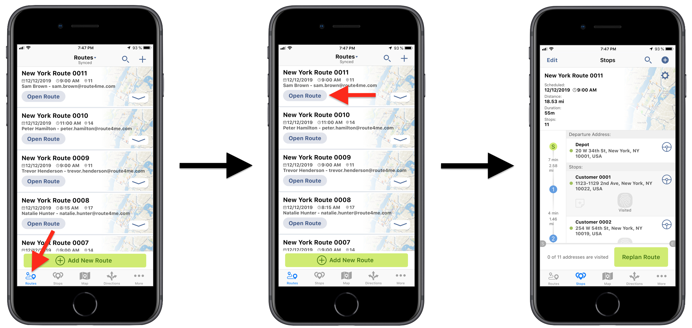 Zum Ausstatten Drag To Change Route Teer Seite Zunge