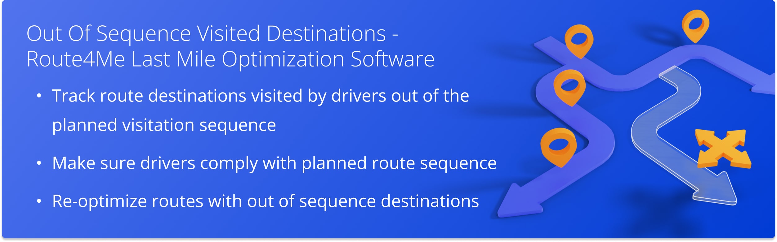 Out Of Sequence Visited Destinations On Optimized Routes