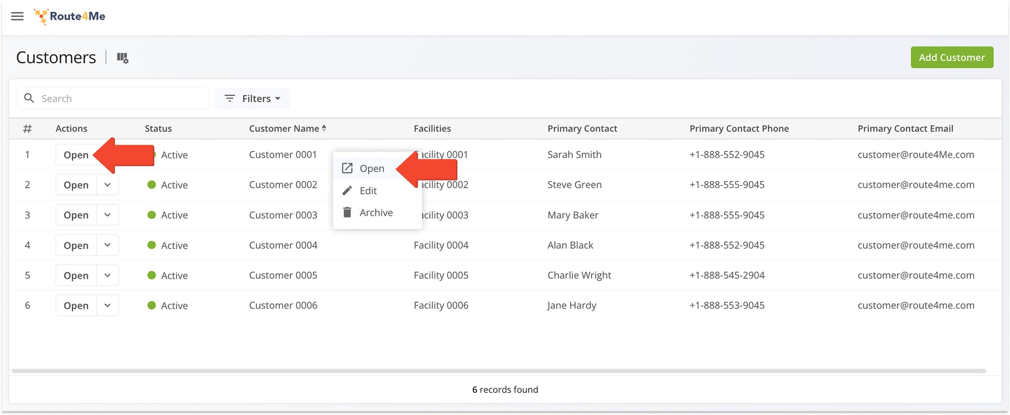 Create Customer Profiles On Last Mile Business Web Software